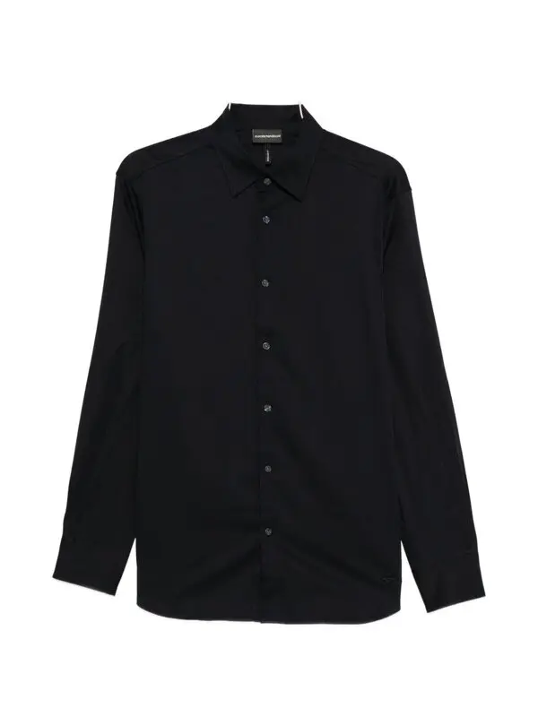 Emporio Armani Cotton Shirt - Blue
