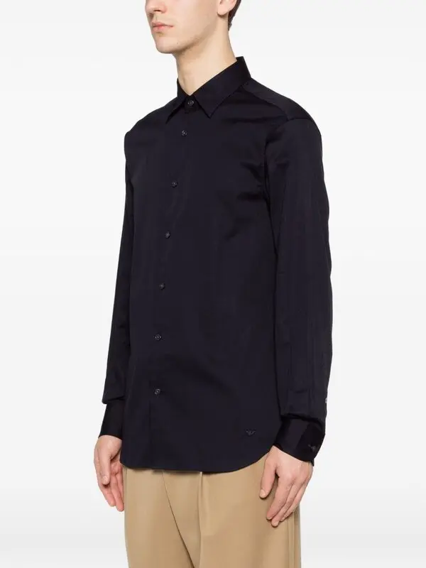 Emporio Armani Cotton Shirt - Blue