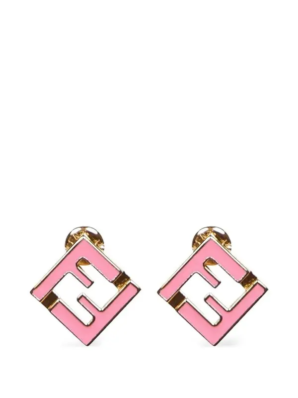 Fendi Forever Stud Earrings - Pink
