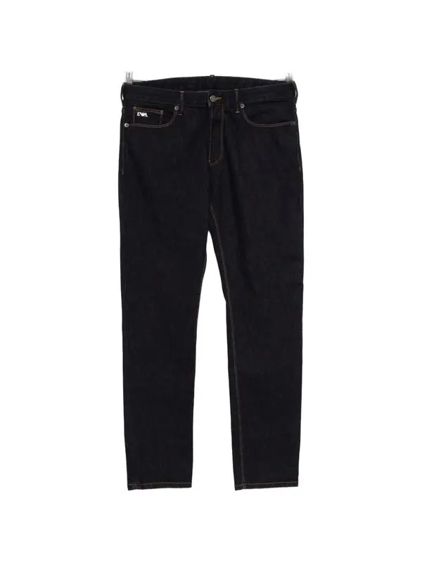 Emporio Armani Cotton Denim Jeans - Blue