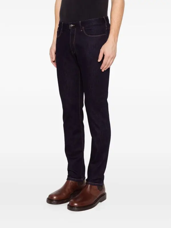 Emporio Armani Cotton Denim Jeans - Blue