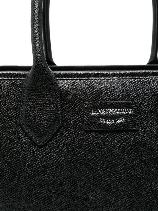 Emporio Armani Medium Tote Bag - Black