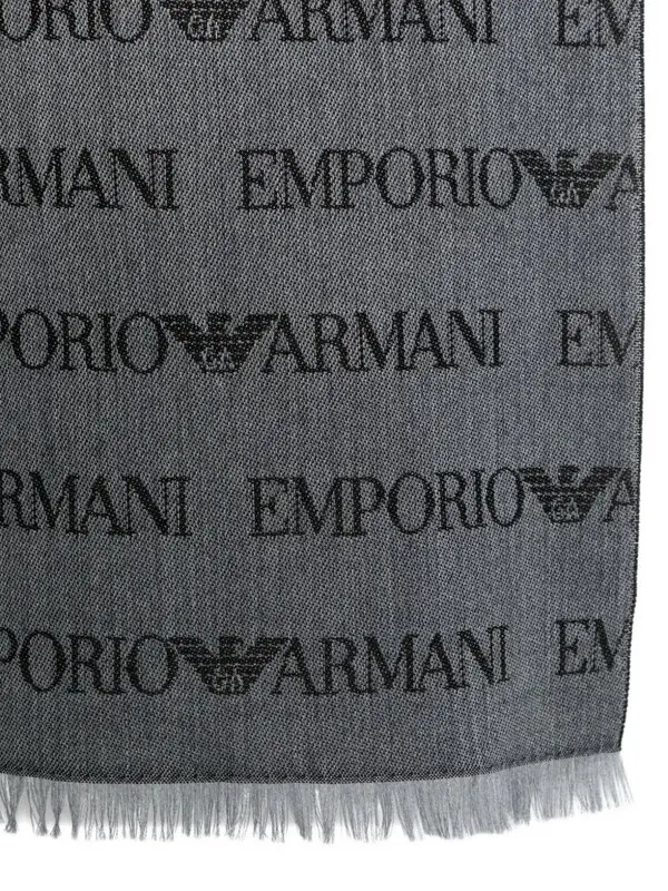 Emporio Armani Wool Blend Scarf