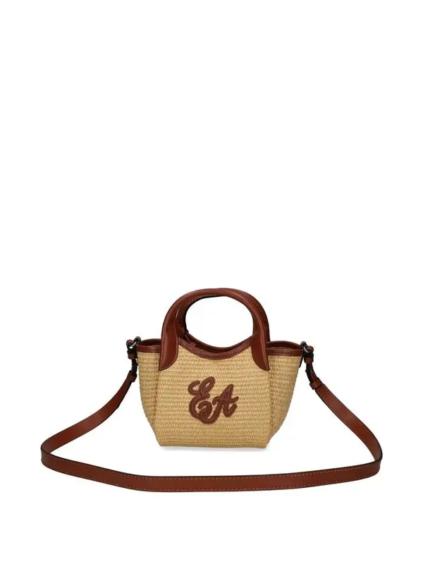 Emporio Armani Straw Tote Bag