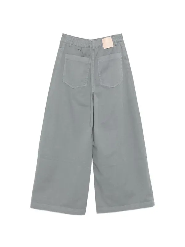 ALYSI Denim Cotton Wide-leg Jeans