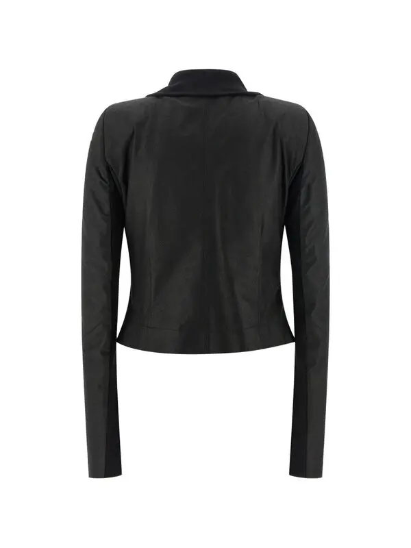 Rick Owens Leather Jacket - Black