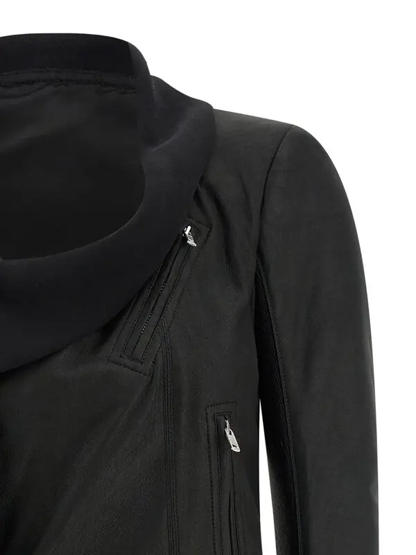 Rick Owens Leather Jacket - Black