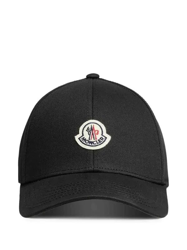 Moncler Logo Baseball Cap - Black