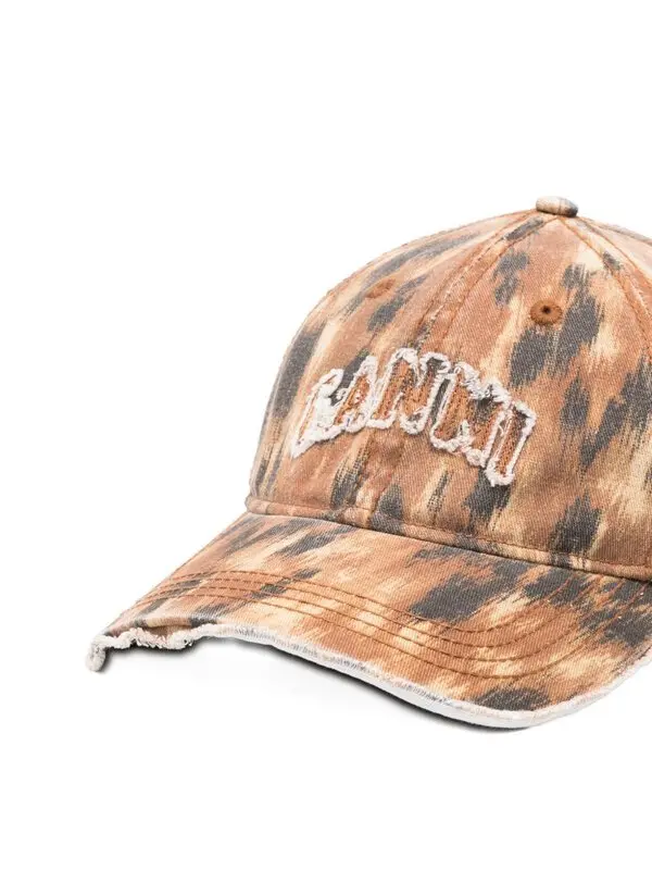 GANNI Printed Baseball Cap