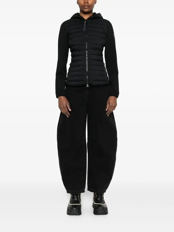 Moncler Padded Zip Cardigan - Black