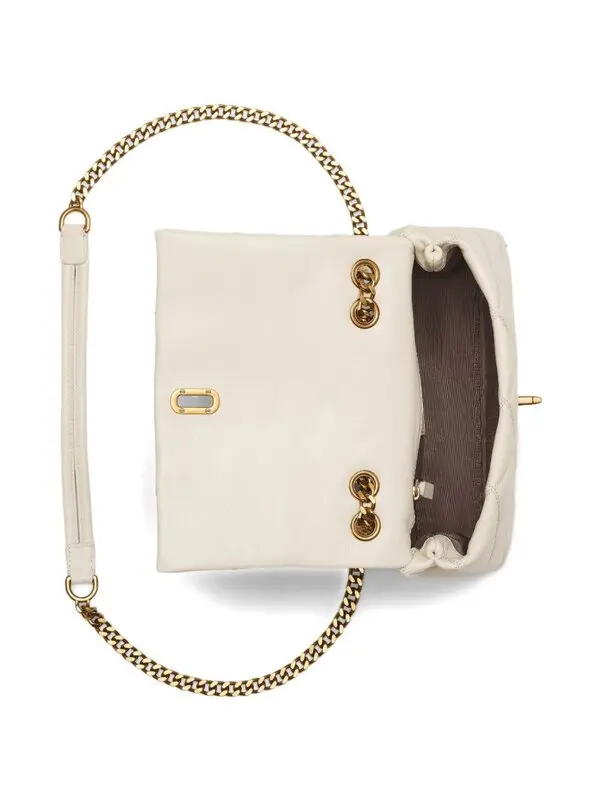 Marc Jacobs The Slim Dual Leather Shoulder Bag - White