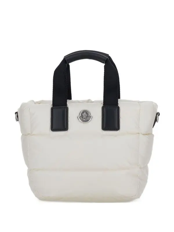 Moncler Caradoc Nylon Mini Tote - White