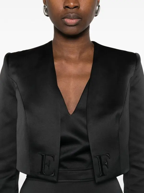 Elisabetta Franchi Midi Dress - Black