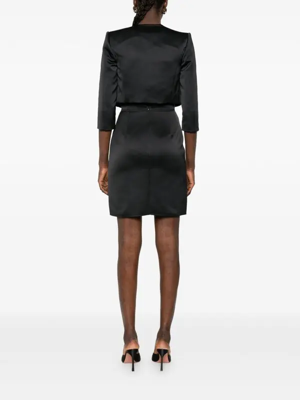 Elisabetta Franchi Midi Dress - Black
