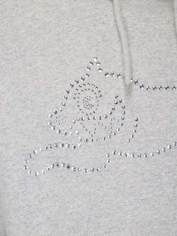 ICECREAM Logo Cotton Hoodie - Grey