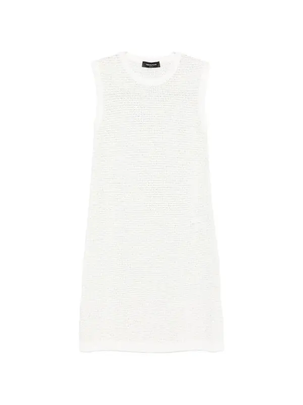 Fabiana Filippi Cotton Mini Dress - White