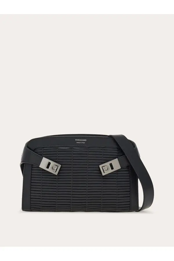 FERRAGAMO Hug Crossbody Bag - Black