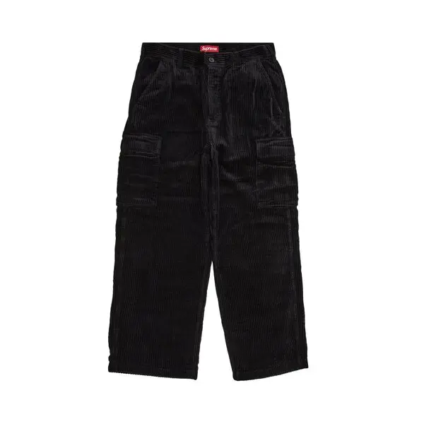 Supreme Wide Wale Corduroy Cargo Pant - Black