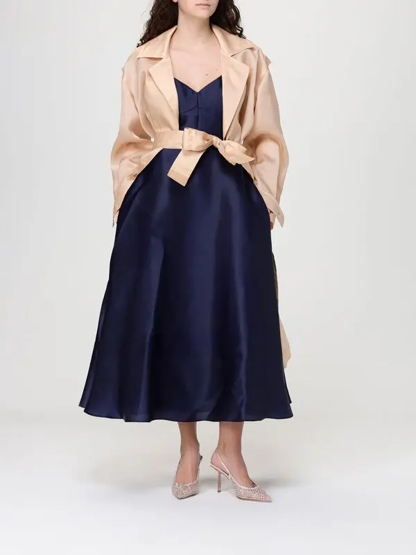 Alberta Ferretti Organza Trench Coat