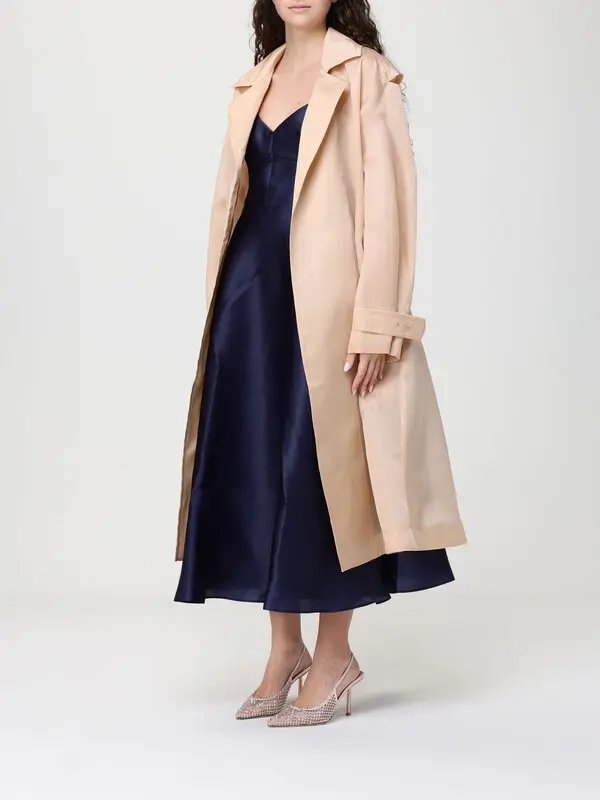 Alberta Ferretti Organza Trench Coat