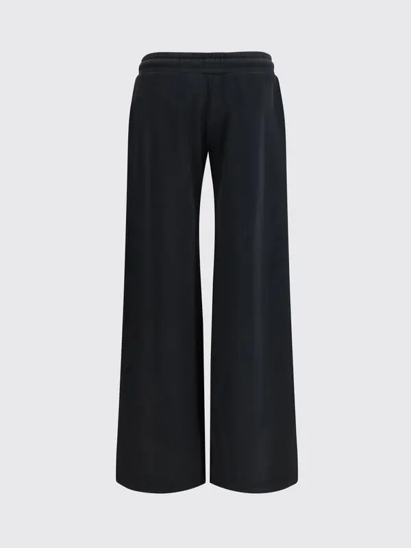 Off-White Cotton Wide Leg Jogging Trousers