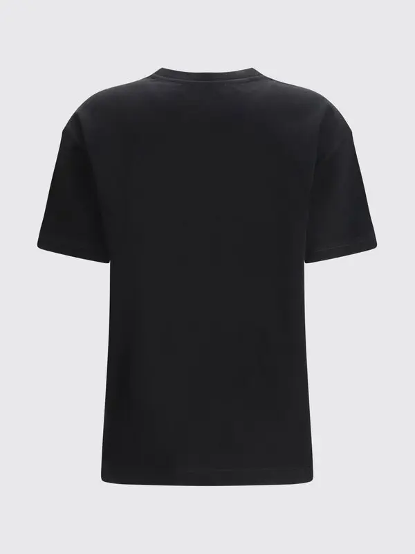 Off-White Cotton Logo T-shirt - Black