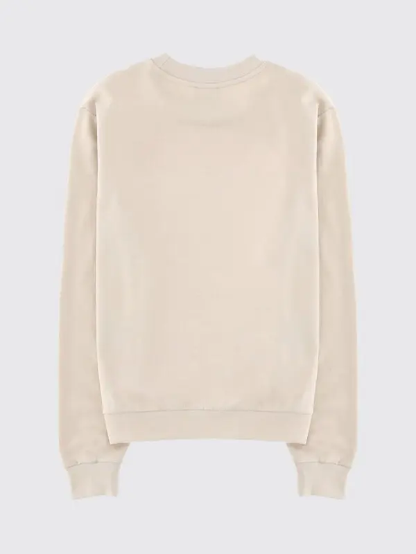 A.p.c. Cotton Crewneck Sweatshirt With Logo - Blush Pink