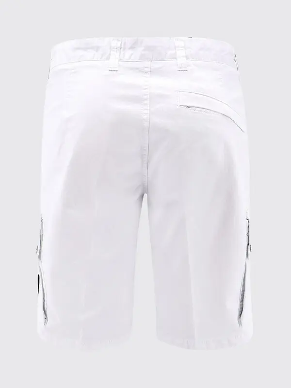 Stone Island Stretch Cotton Cargo Shorts - Blue 1