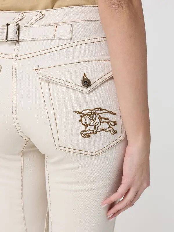 Burberry Stretch Denim Straight Jeans