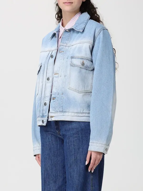 Victoria Beckham Bleached Denim Jacket