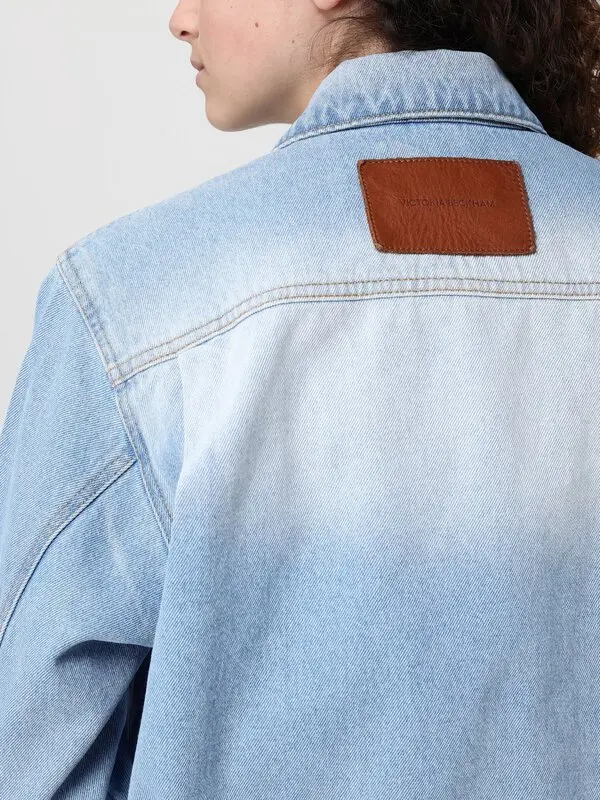 Victoria Beckham Bleached Denim Jacket