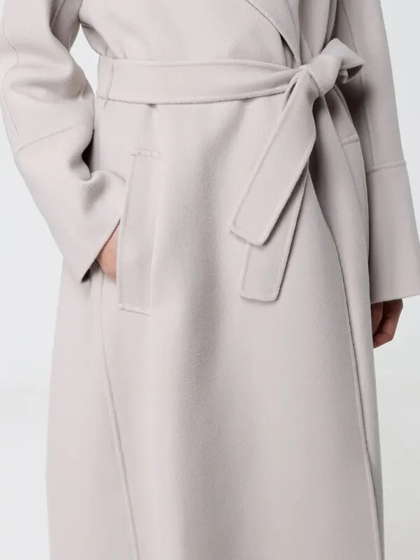Max Mara Poldo Wool Coat - Cream