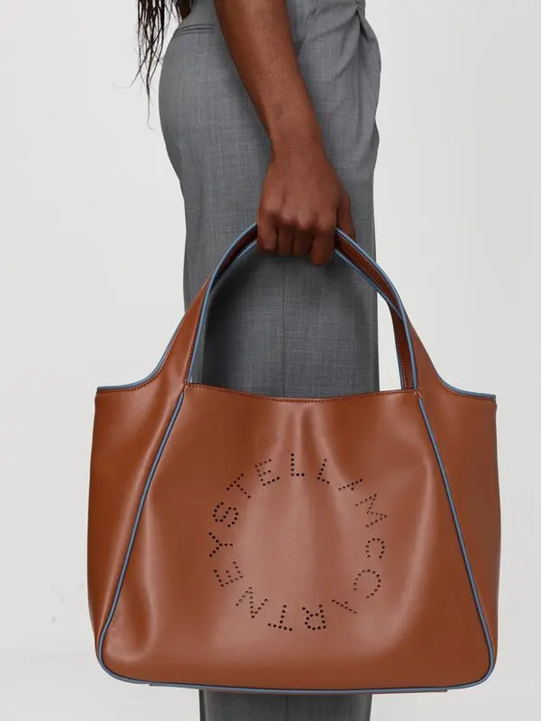 Stella McCartney Faux Leather Tote Bag - Brown