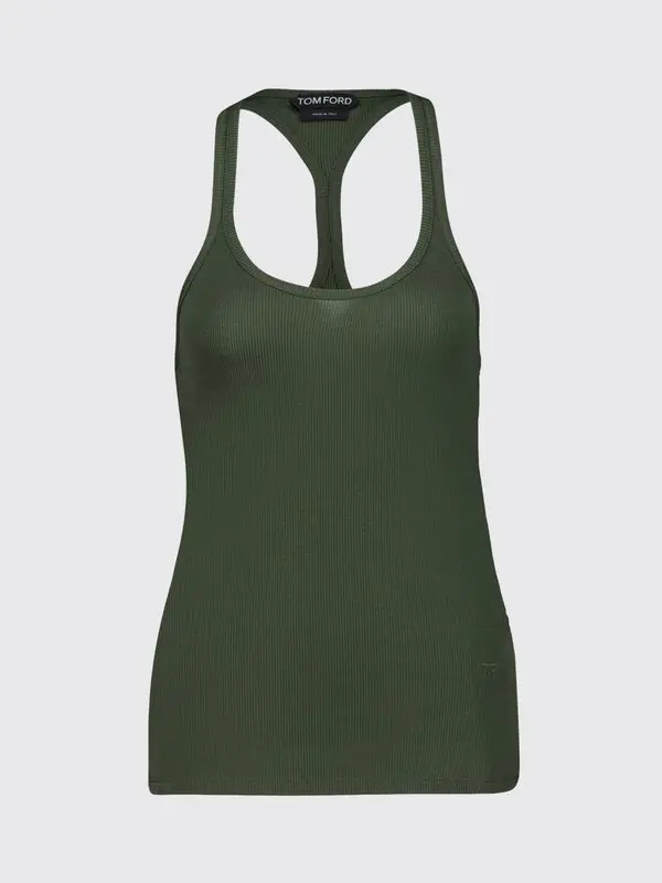TOM FORD Racerback Tank Top - Green