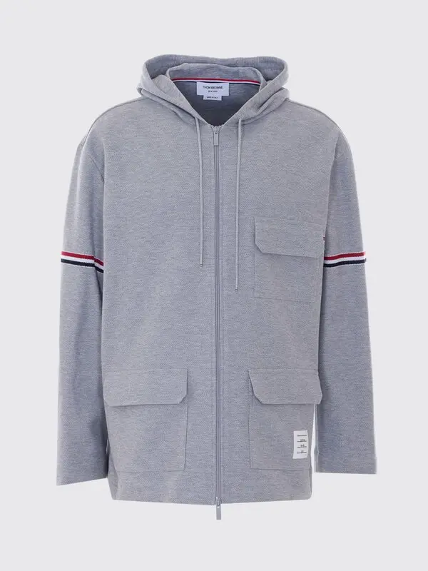 Thom Browne Twill Hooded Parka