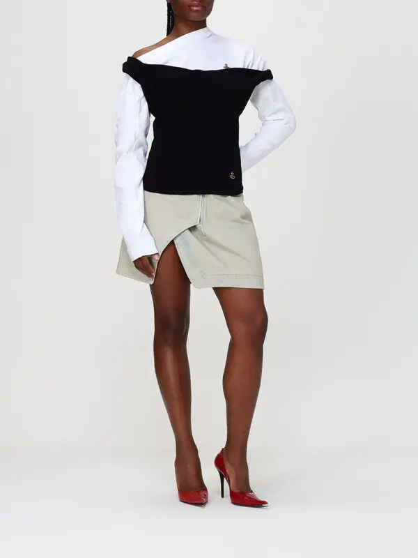 VIVIENNE WESTWOOD Denim Mini Skirt