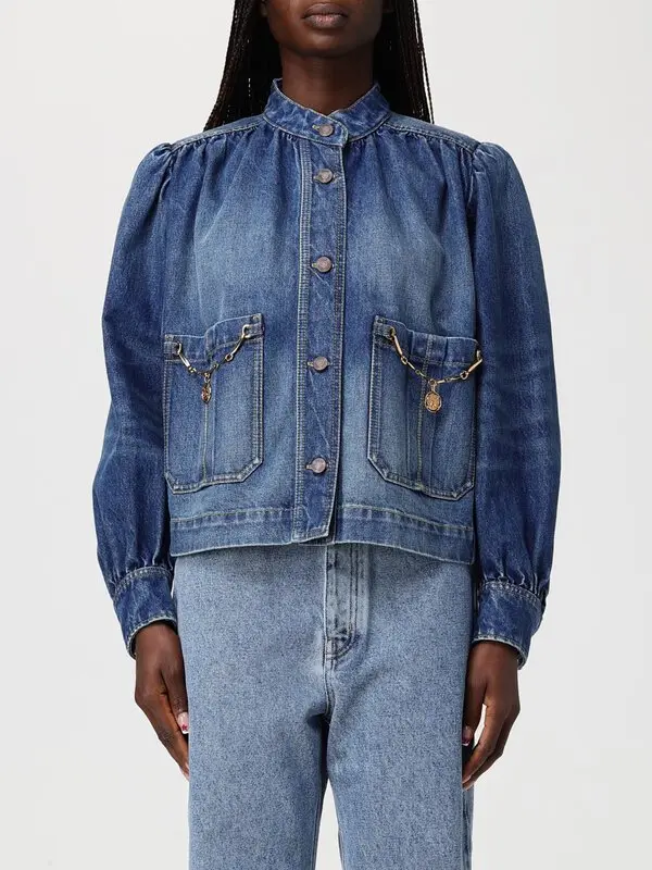 Chloé Cotton Denim Jacket - Indigo