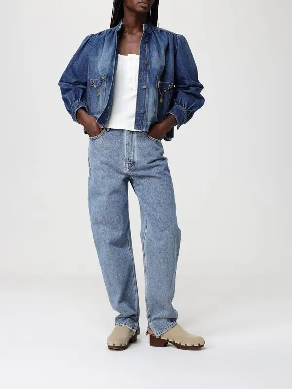 Chloé Cotton Denim Jacket - Indigo