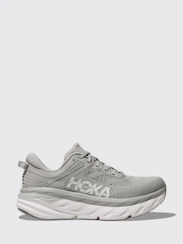 HOKA® Bondi Technical Mesh Lace-up Sneakers - White