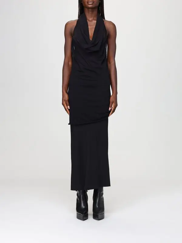 Rick Owens Halter Neck Off-the-shoulder Top - Black