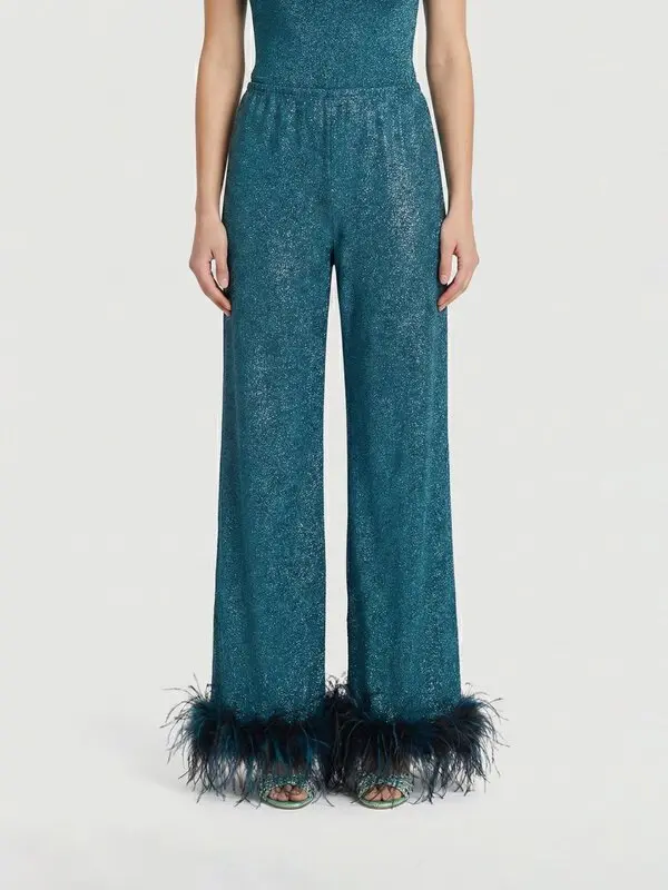 Oseree Pants - Peacock