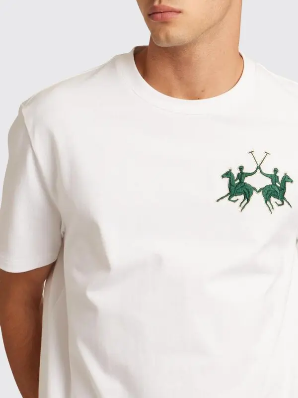 LA MARTINA Cotton T-shirt With Logo - White