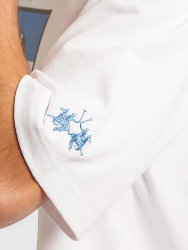LA MARTINA Printed Cotton T-shirt