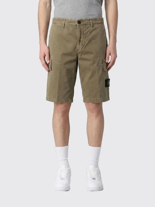 Stone Island Cargo Shorts - Green