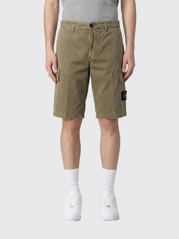 Stone Island Cargo Shorts - Green