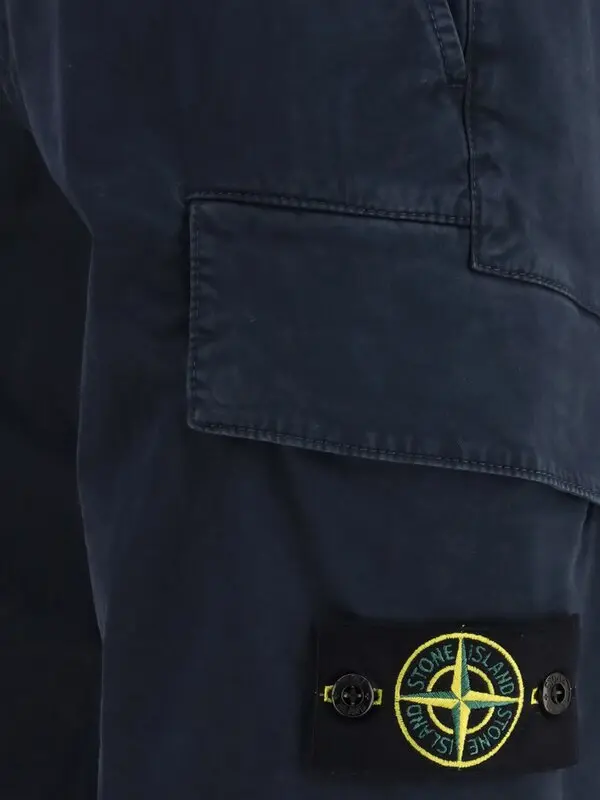 Stone Island Cargo Shorts - Navy