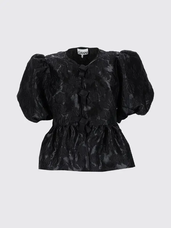 GANNI Top - Black