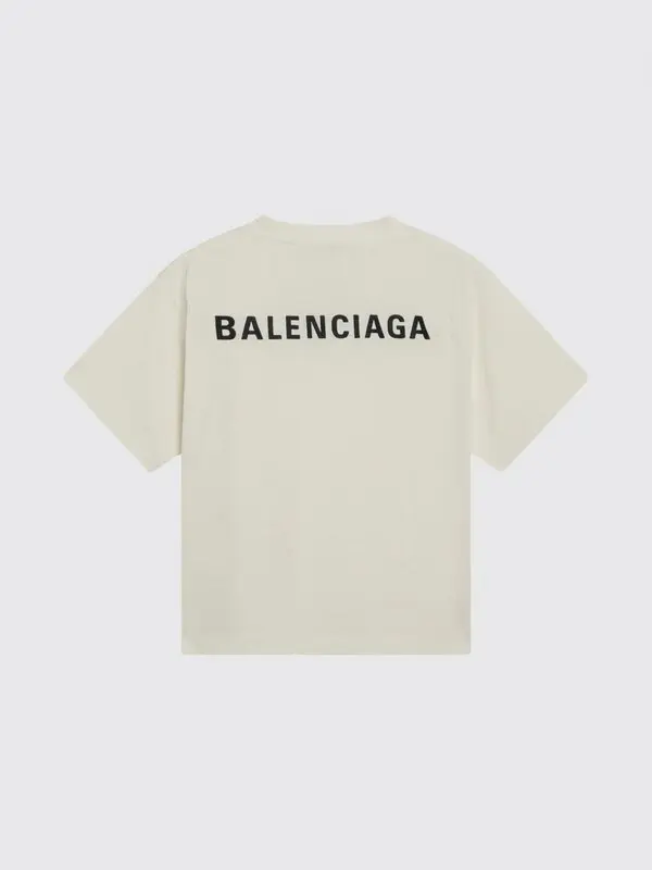 Balenciaga Logo T-shirt - White 1