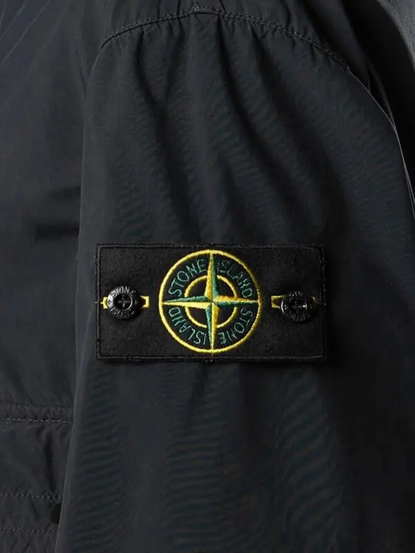 Stone Island Hooded Jacket - Black