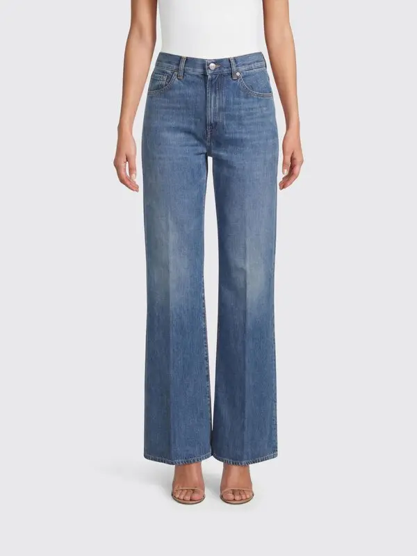 DONDUP Wide Leg Denim Jeans